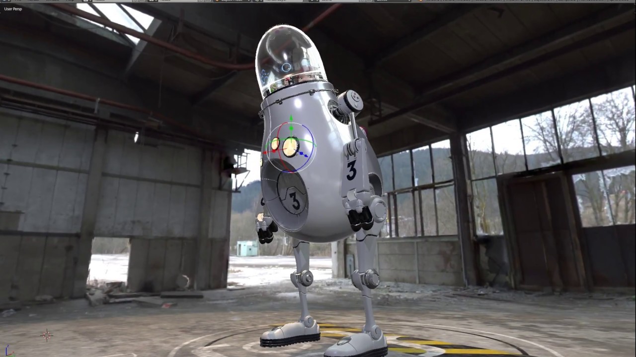 ArtStation - Eevee robot test