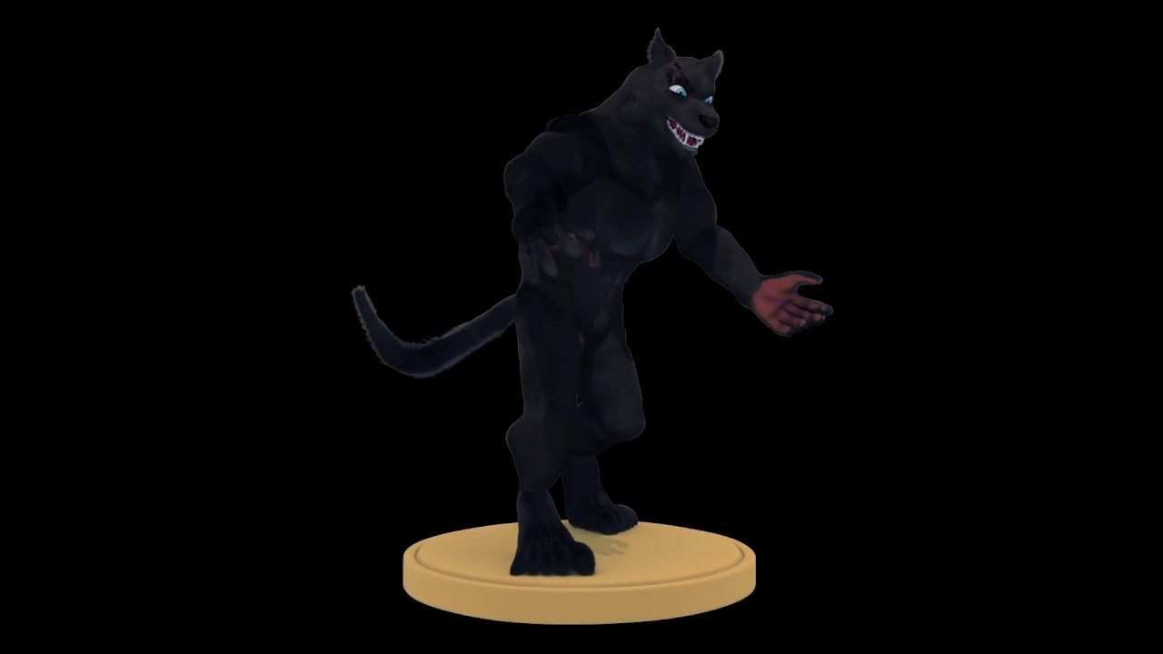 ArtStation - Werewolf Turn Around