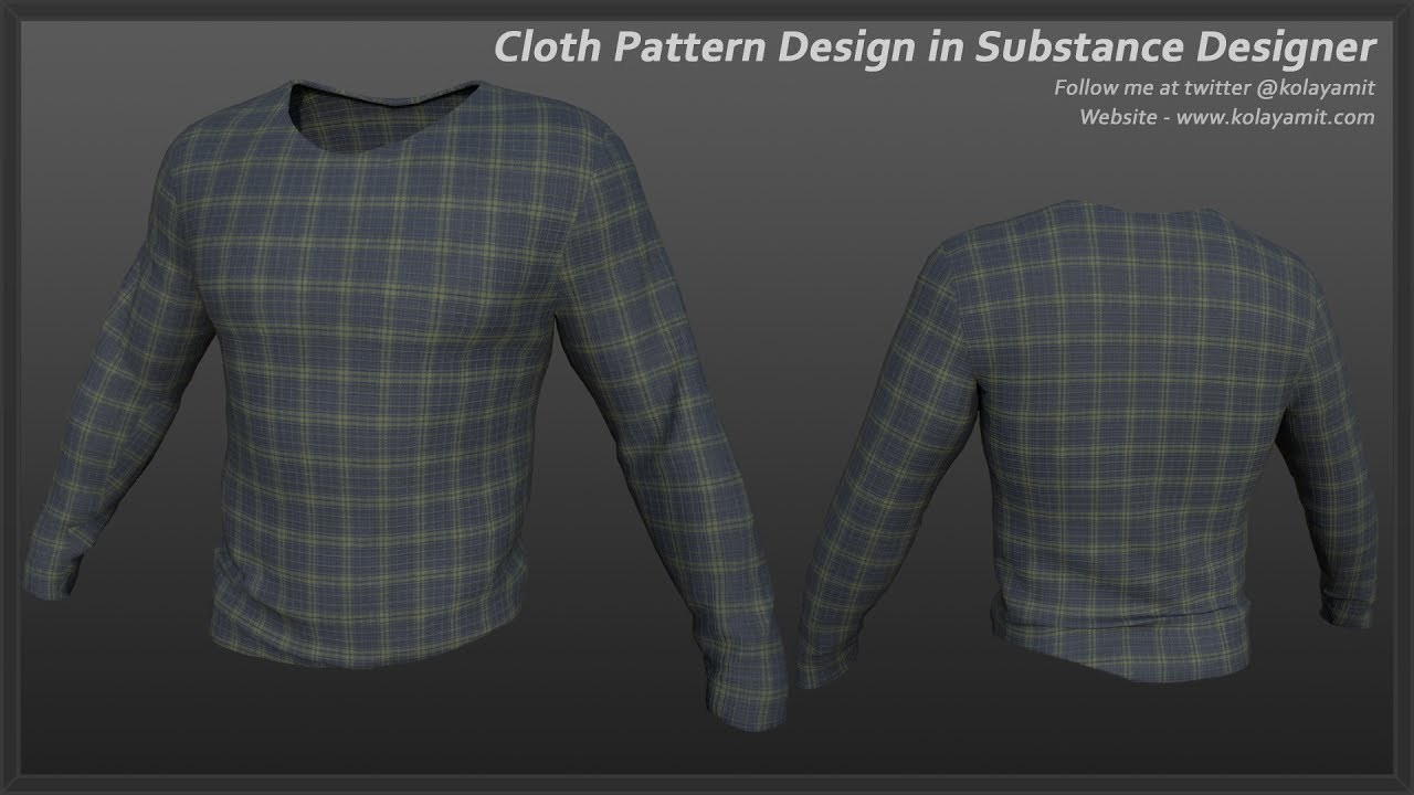 ArtStation - Cloth Pattern Design in Substance Designer