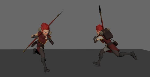 ArtStation - Adventurer - Run cycle