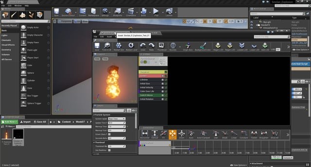 ArtStation - Unreal Particle Effects - Explosion