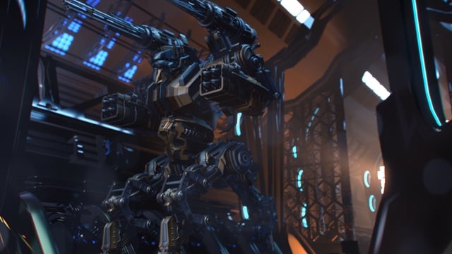 ArtStation - Mech Scene