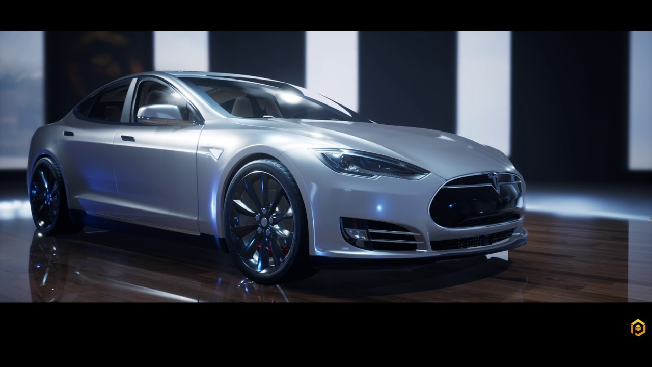 ArtStation - Tesla S realtime rendered in unreal Engine 4