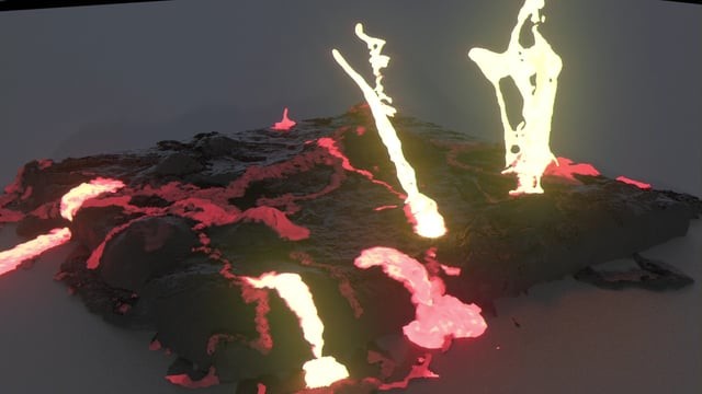 ArtStation - Houdini viscosity tests