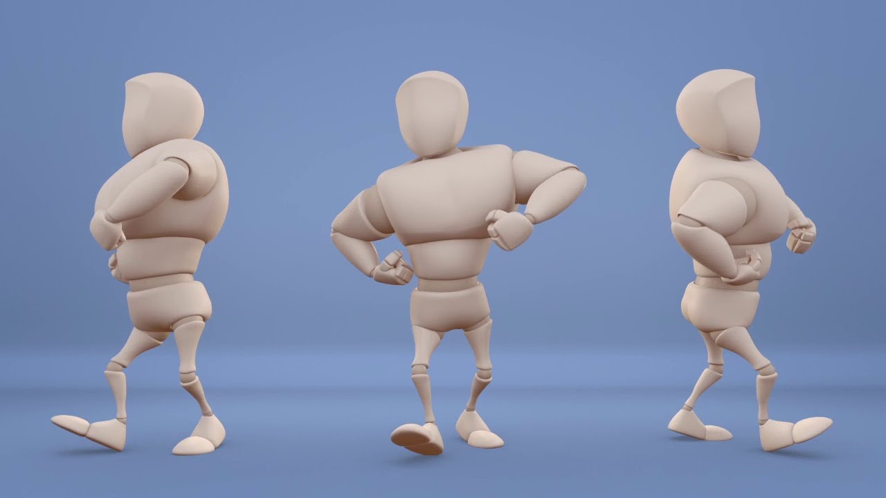 ArtStation - Beefy Walk Cycle