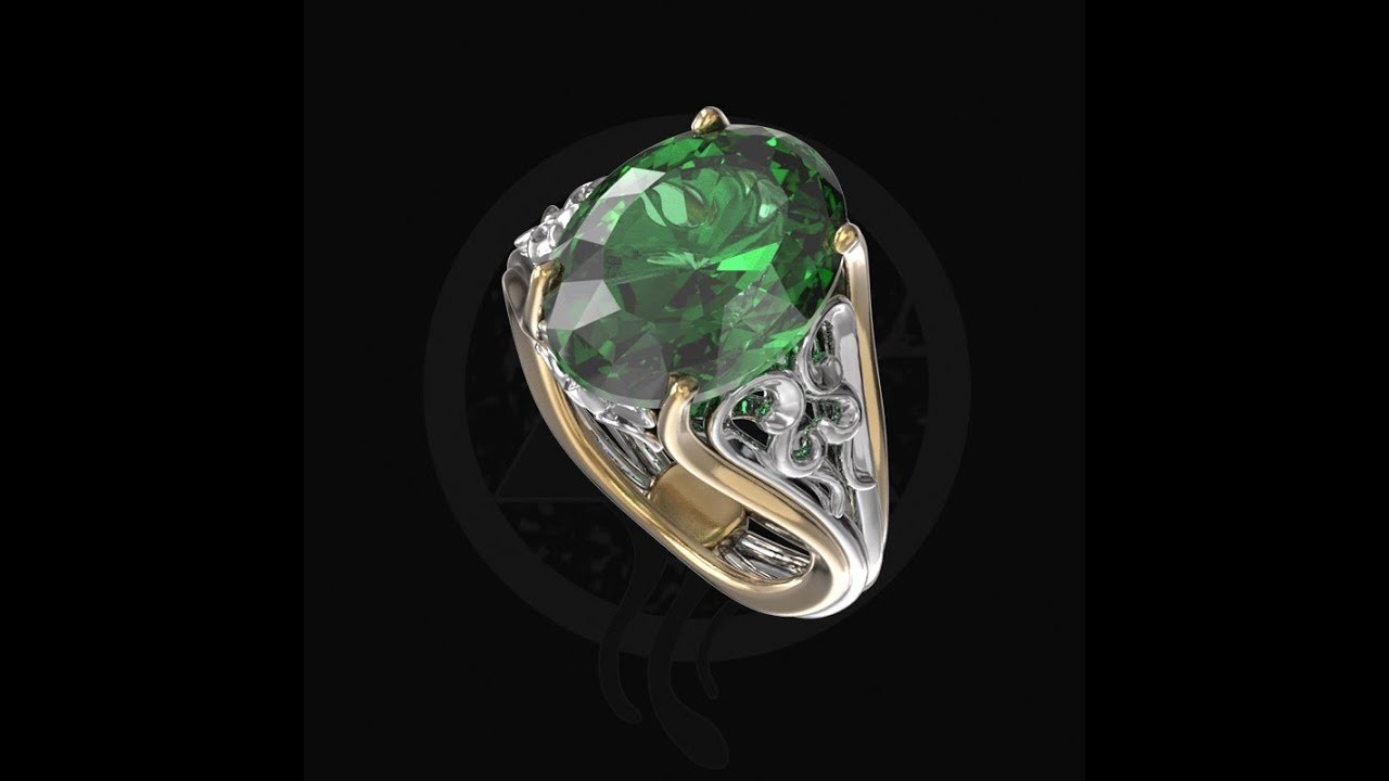 ArtStation - Two-Tone Scroll Ring