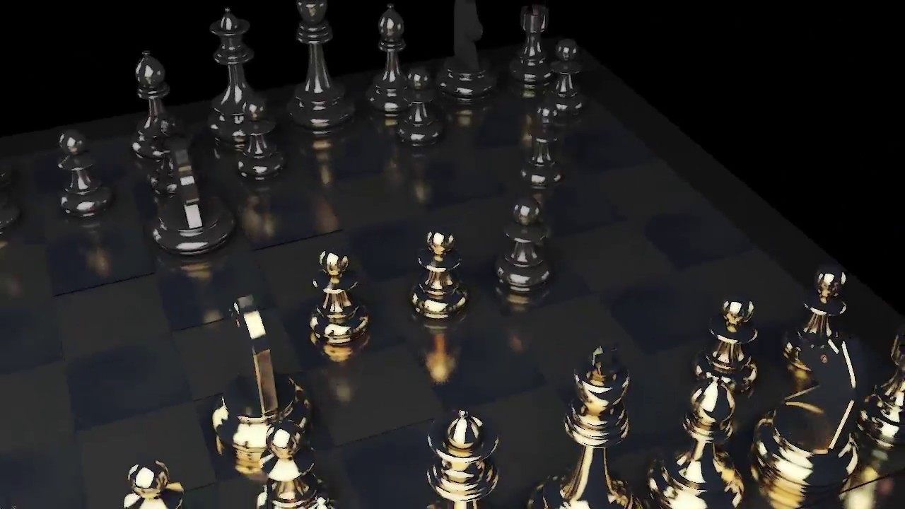 ArtStation - Chess table - First animation in 3Ds max