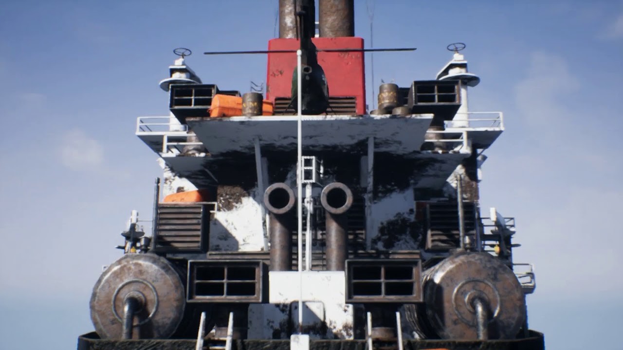 ArtStation - Post-apocalyptic Oil Tanker