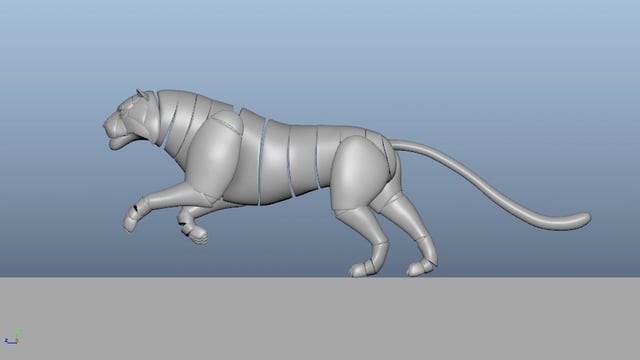 ArtStation - Tiger Run Cycle