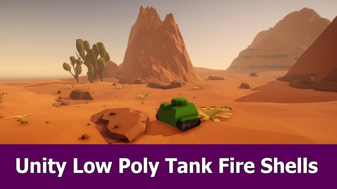 ArtStation - Low poly Tank in Game Engine