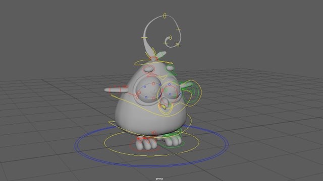 ArtStation - Cartoon Bird rig