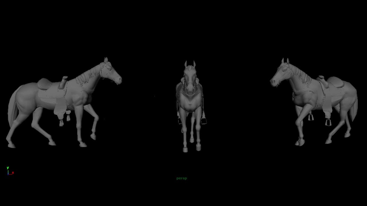 ArtStation - Horse WalkAnimation