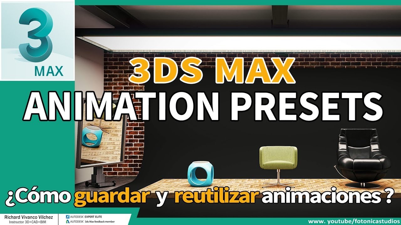 ArtStation - Video tutorial Animation Presets in 3dsmax