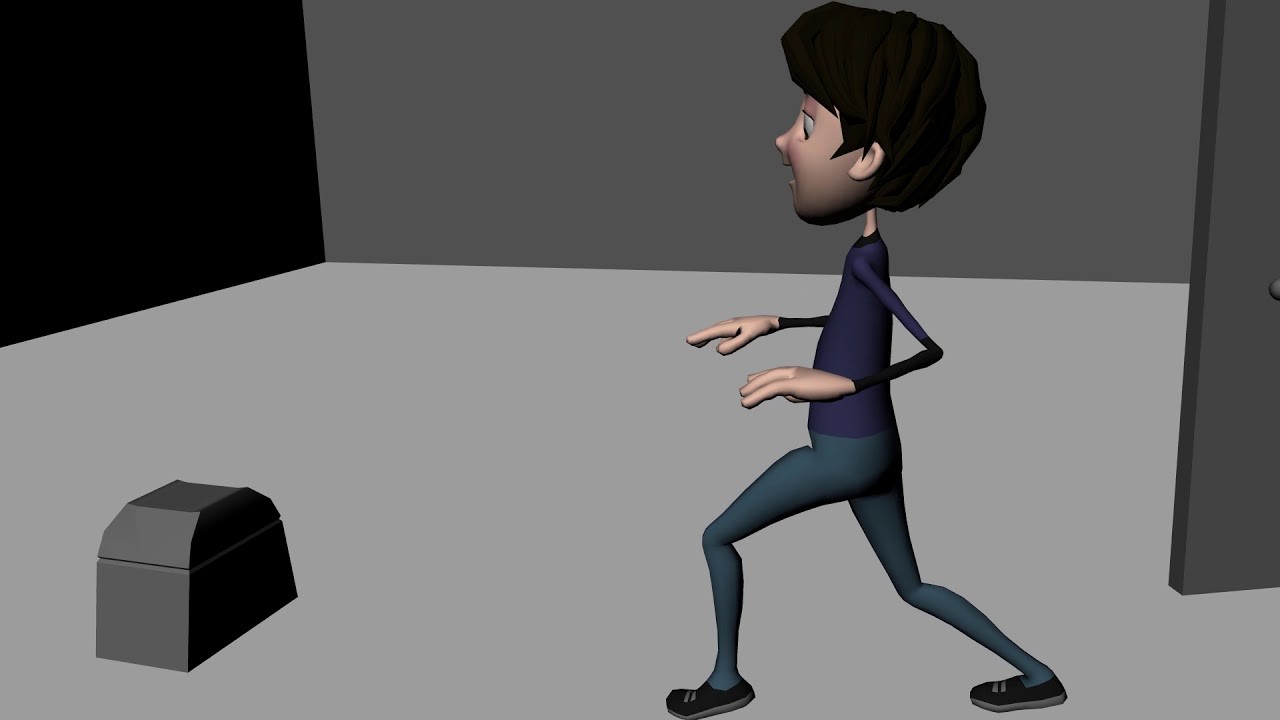 ArtStation - Sneak Walk and Box Lifting
