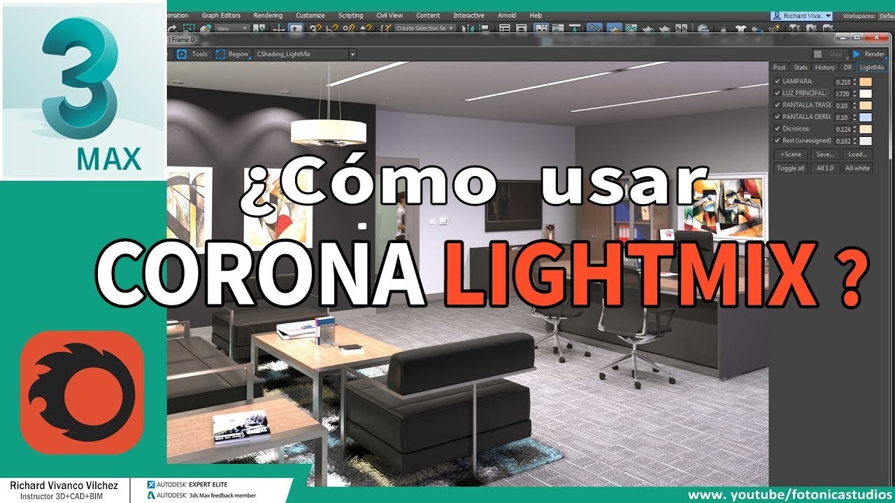 ArtStation - Corona Lightmix Video tutorial