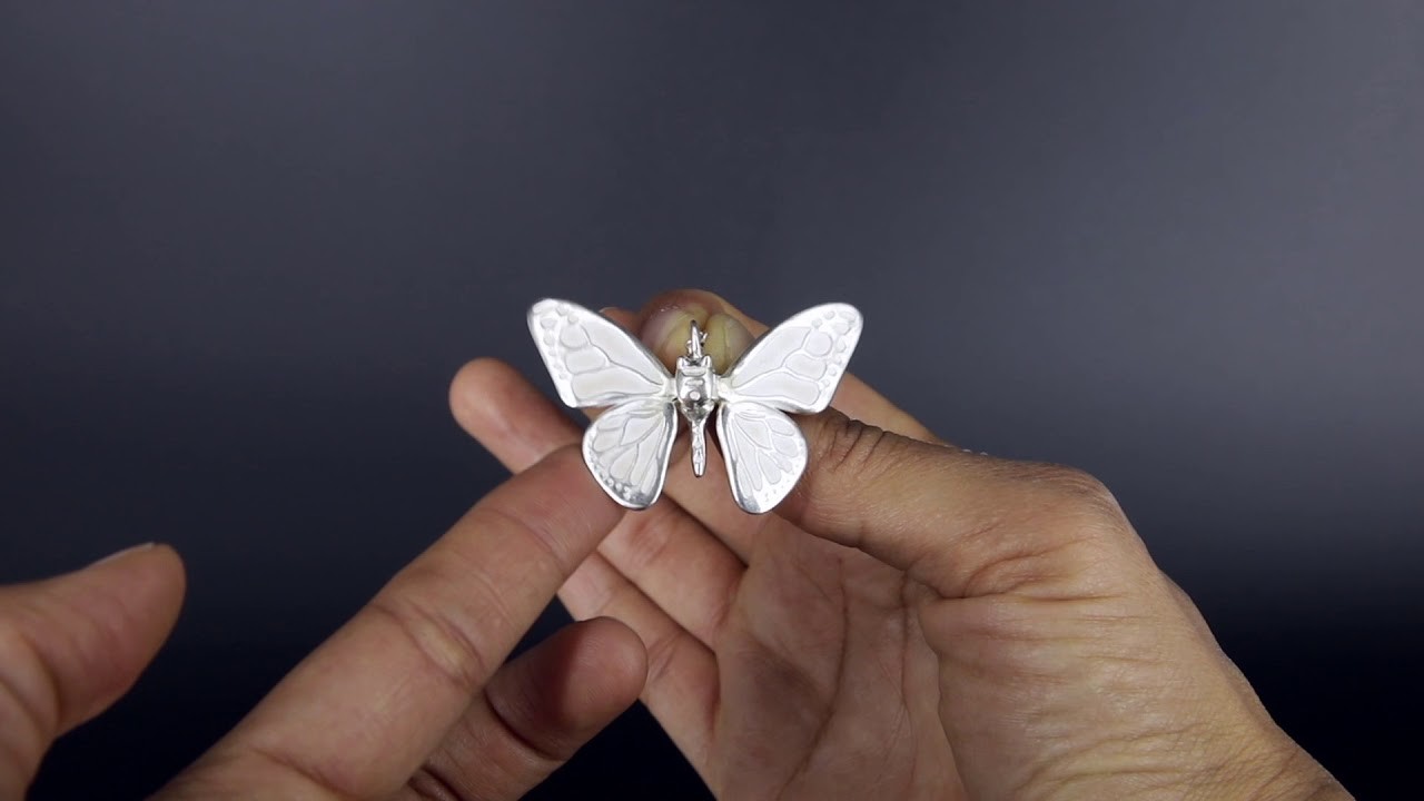 ArtStation - Kinetic Butterfly Jewelry Silver