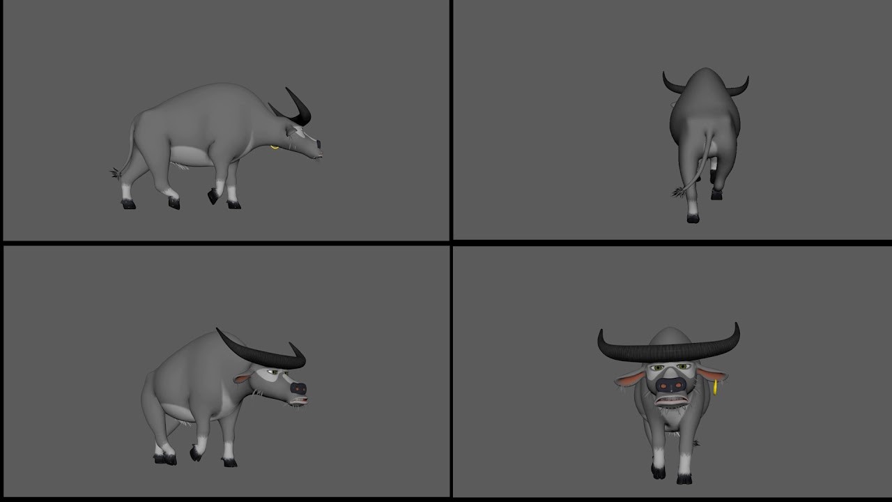 ArtStation - Ox Walk cycle
