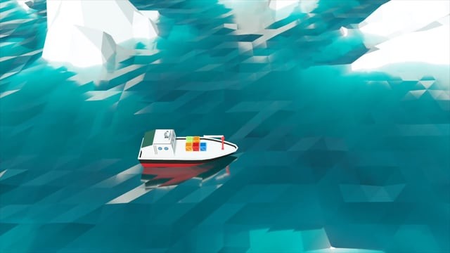 ArtStation - Low Poly Boat Animation