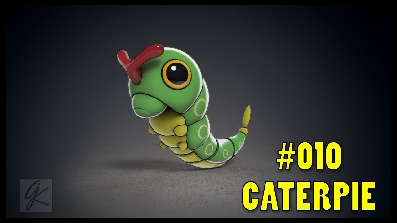 ArtStation - #010 Caterpie