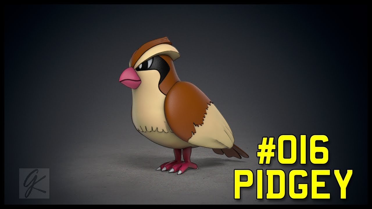 ArtStation - #016 Pidgey