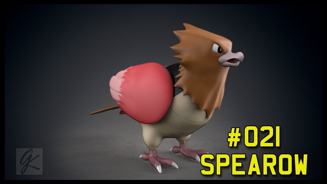 ArtStation - #021 Spearow