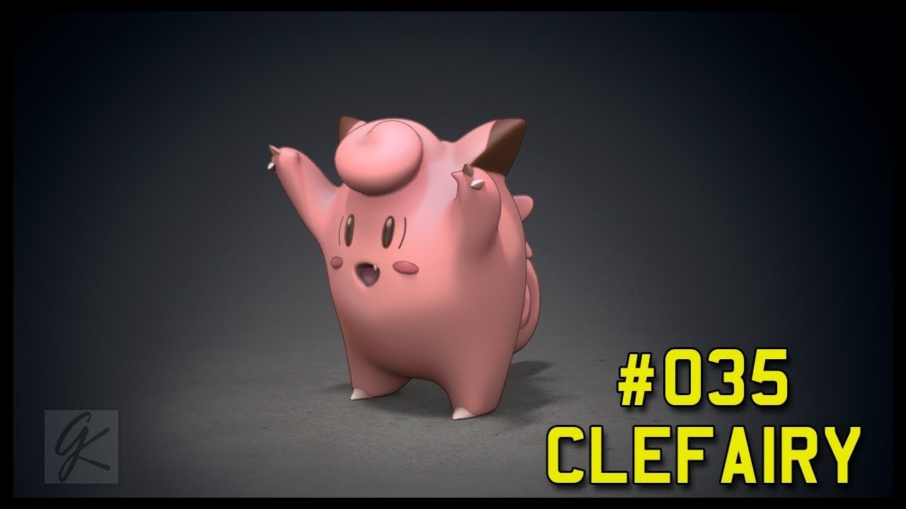 ArtStation - #035 Clefairy