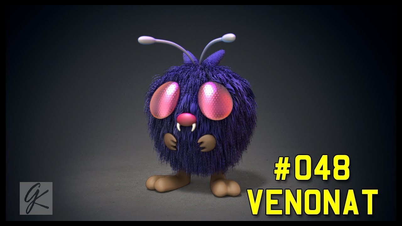 ArtStation - #048 Venonat