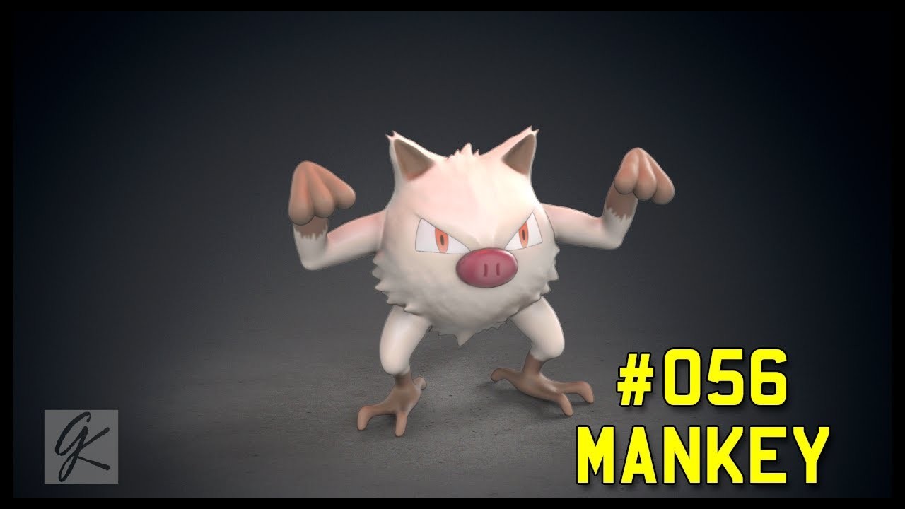 ArtStation - #056 Mankey