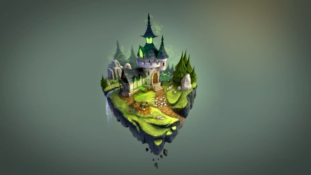 ArtStation - Flying castle