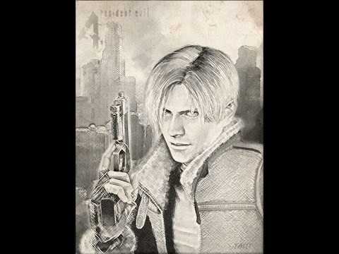 ArtStation - Drawing Leon. Speed art