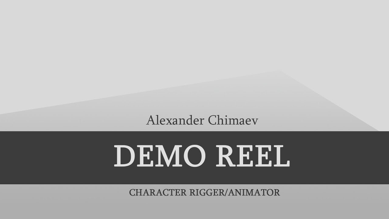 ArtStation - Demo Reel 2018