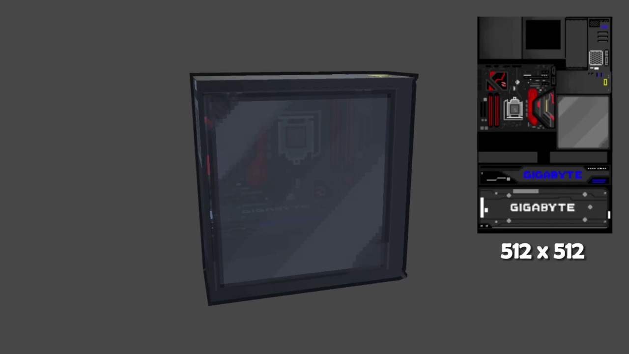 ArtStation - Low-Poly PC Tower
