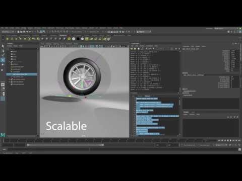 ArtStation - Python Wheel Rig in Maya