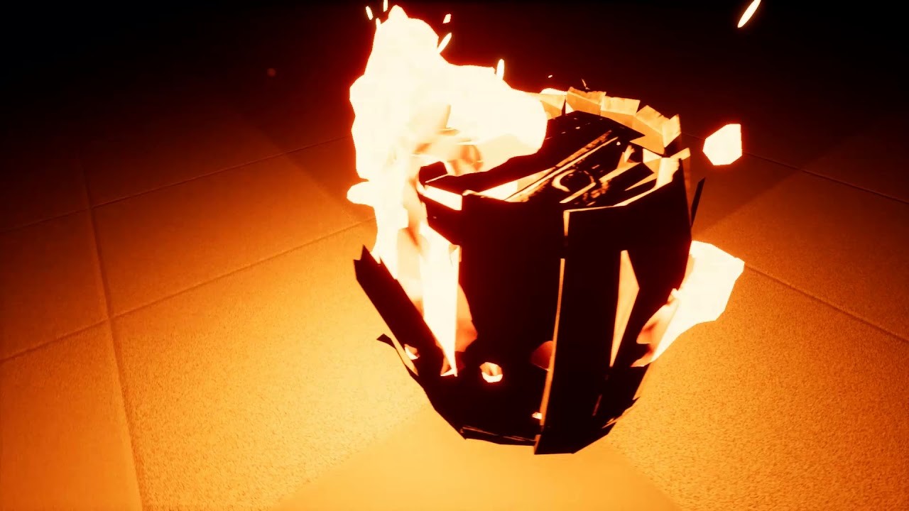 ArtStation - Burning Barrel