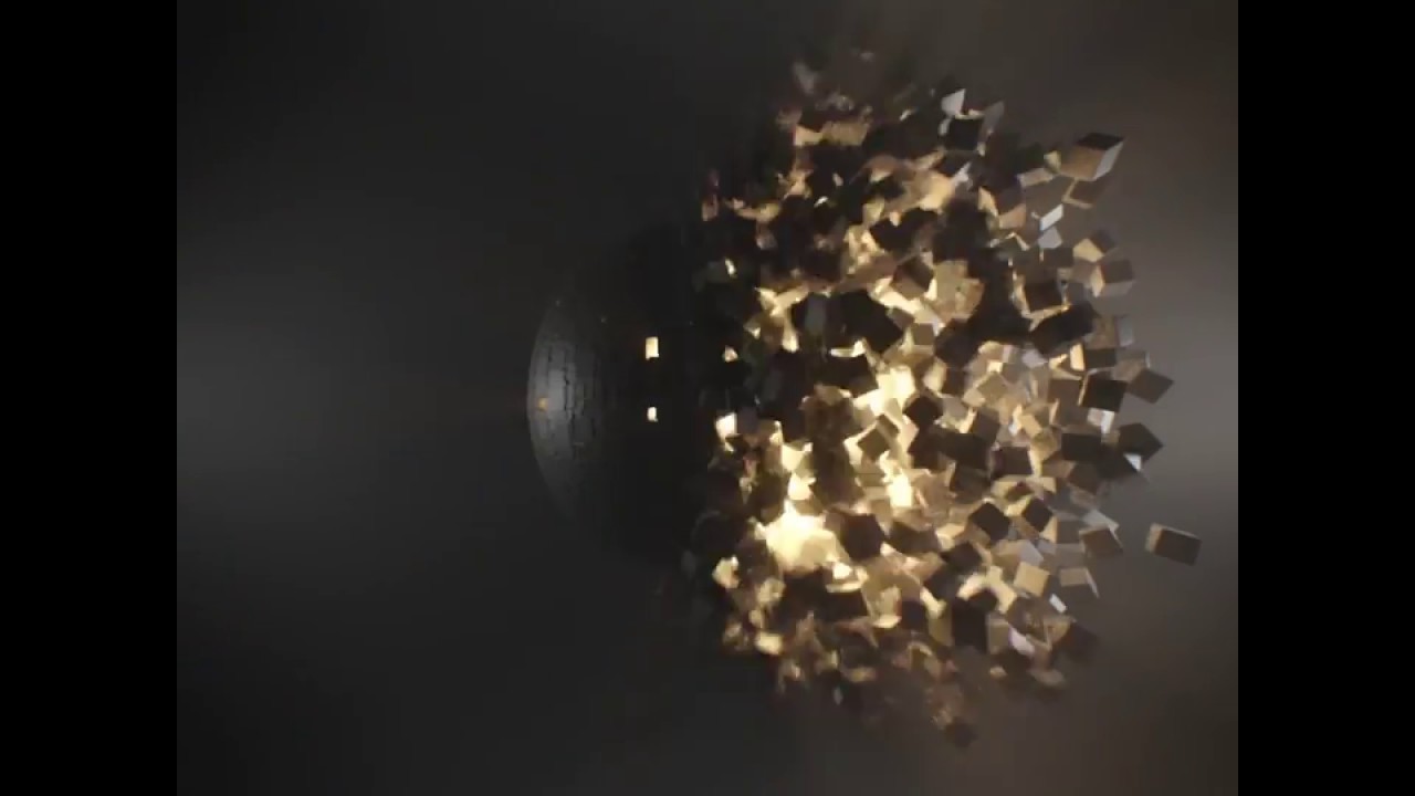 ArtStation - Exploding Cube Planet