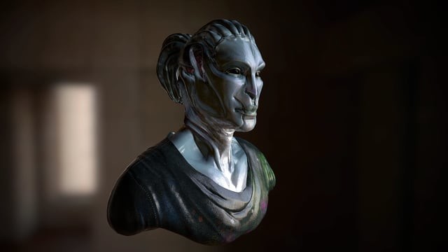 ArtStation - Amphibian alien painter