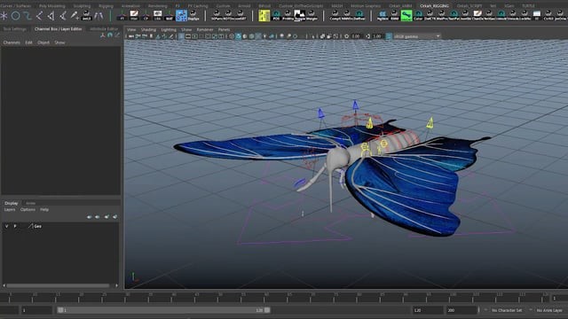 ArtStation - Butterfly Rig Demo