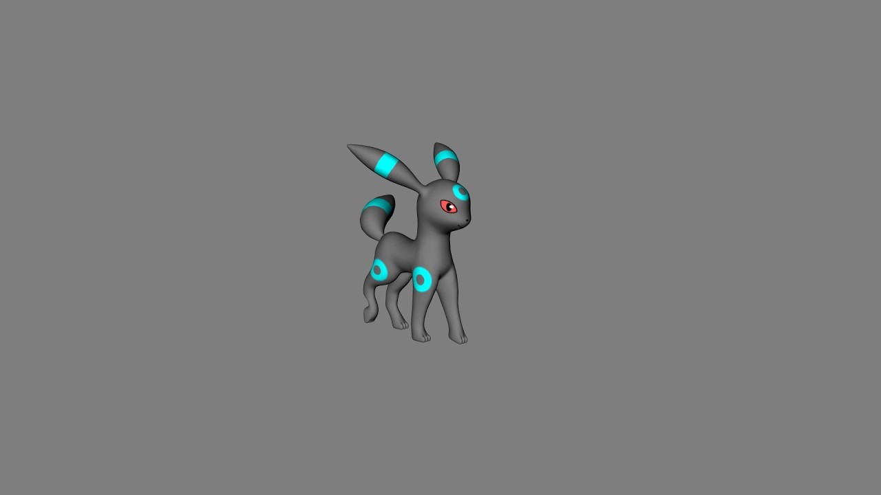 ArtStation - Umbreon Walk Animation.