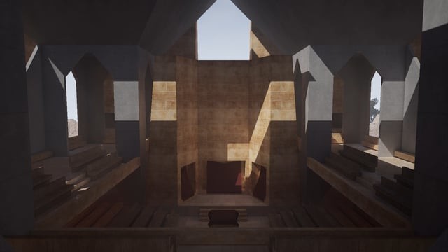 ArtStation - Hurva synagogue, First proposal by Louis kahn