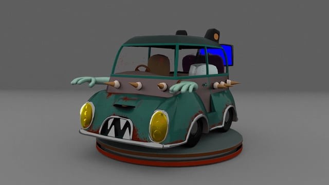 ArtStation - Zombie Car