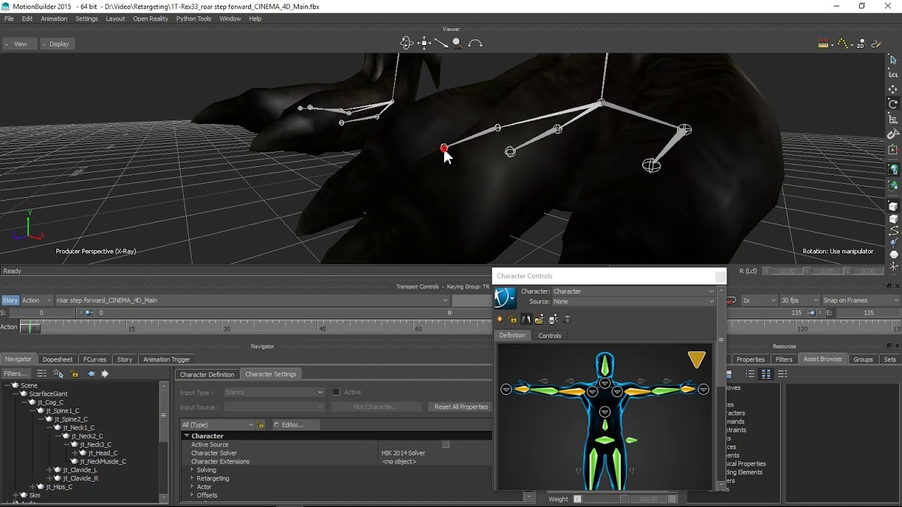 ArtStation - Ретаргет анимации в MotionBuilder