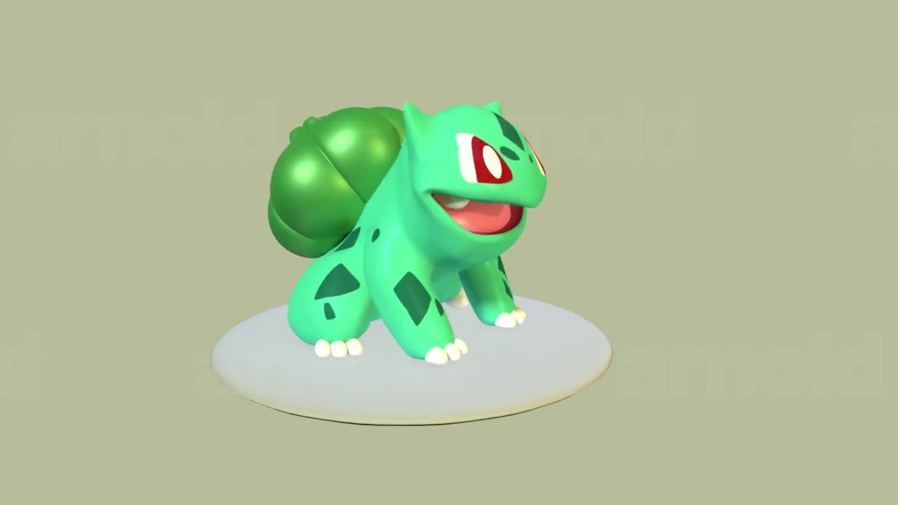 ArtStation - Bulbasaur Modeling Project