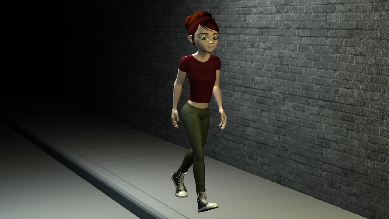 Christopher Jackson - Generic Walk Cycle Animation