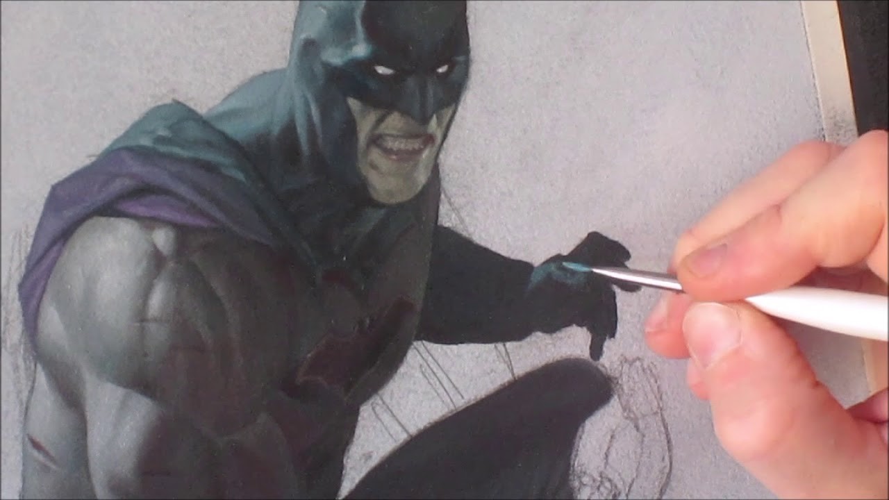 ArtStation - A little video of a private commission: Batman