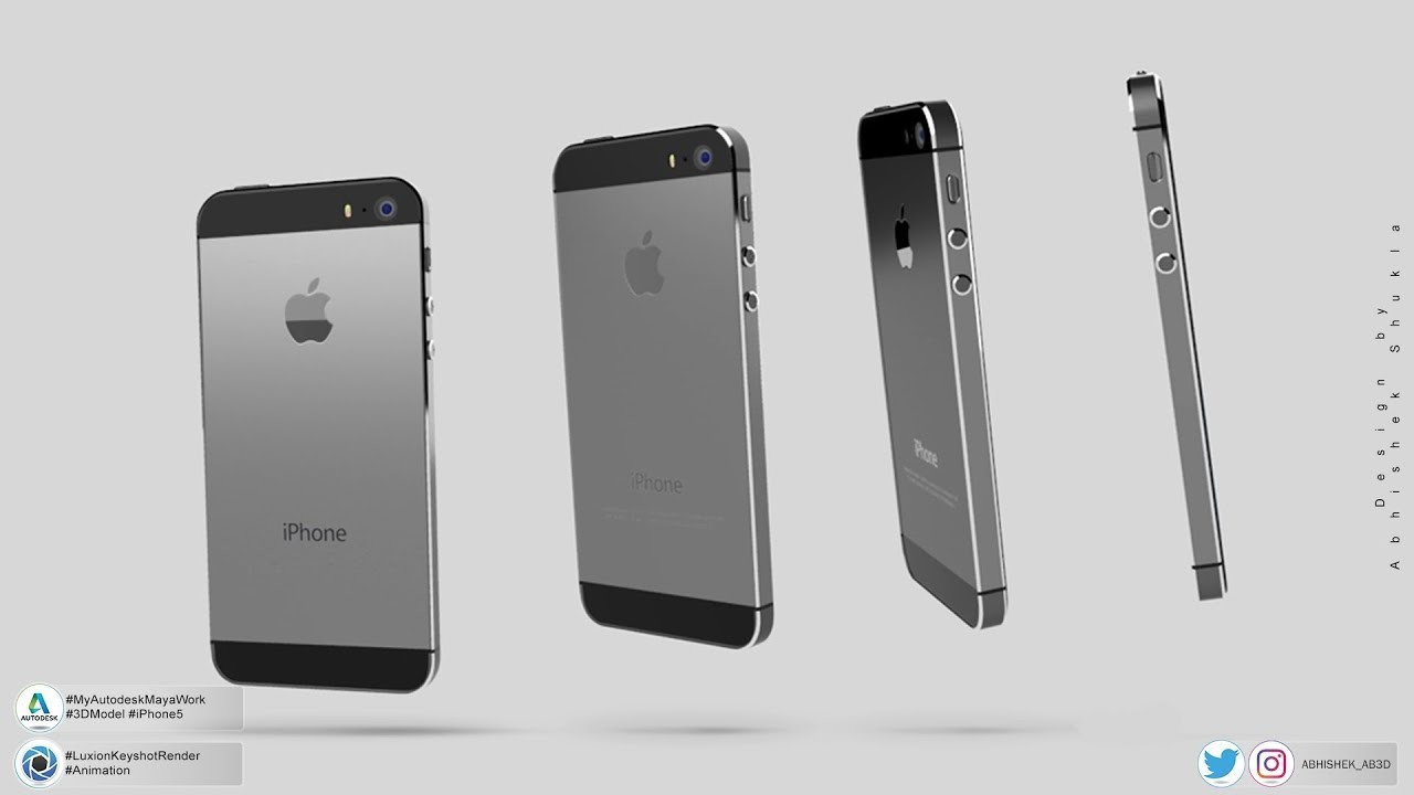 ArtStation - Apple iPhone 5 product Visualisation