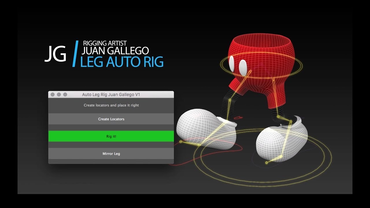 ArtStation - Leg Auto Rig