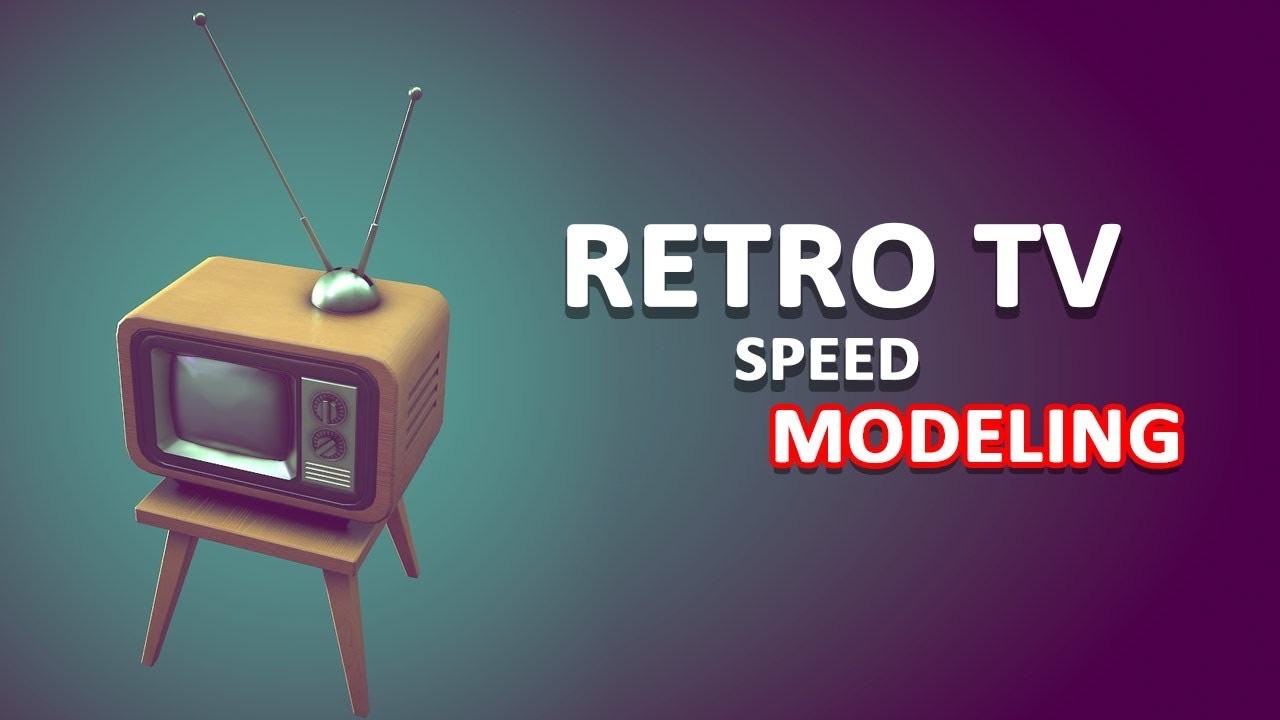 ArtStation - Stylized Retro Television