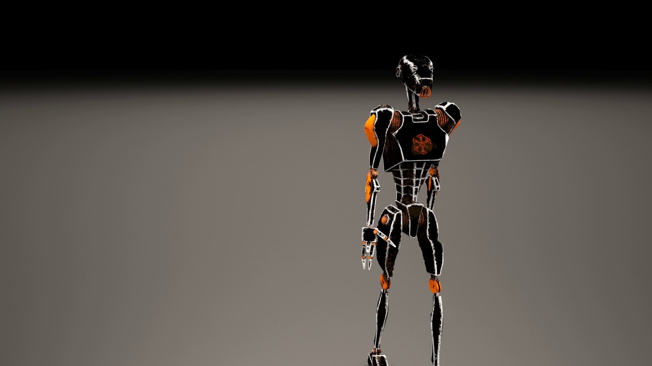 ArtStation - Bx Droid Commando-Animation