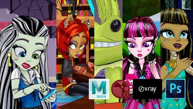 ArtStation - Monster High - Lighting, Compositing and Render