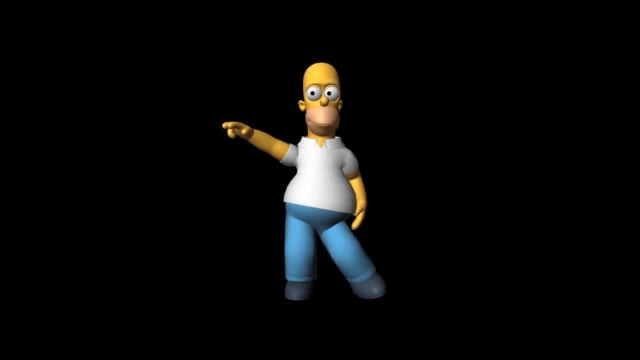 ArtStation - Dancing Homer